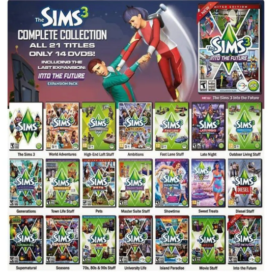 The Sims 3 Complete Collection - Includes All Expansions, DLCs, and Bo ...